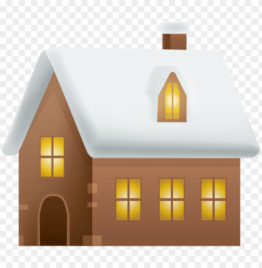Free download | HD PNG winter house with snow PNG Images 42091 | TOPpng