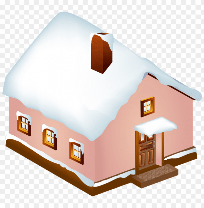 Free download | HD PNG winter snowy house PNG Images 42074 | TOPpng