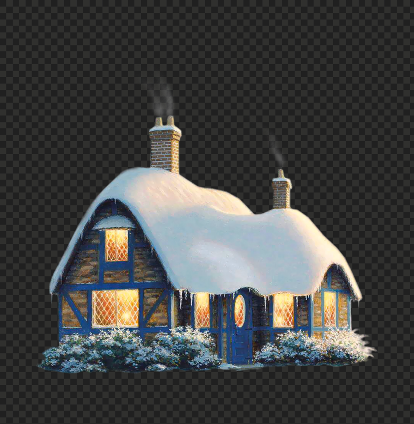 Free download | HD PNG winter snowy house png file - Image ID 488143 ...