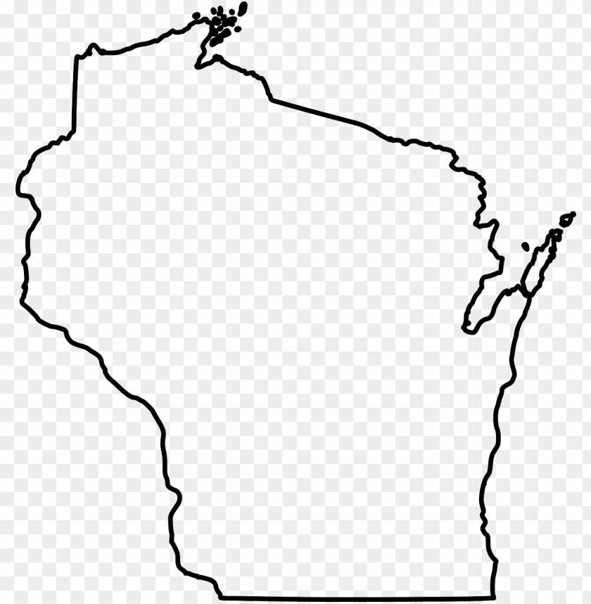 Free download | HD PNG wisconsin state map outline png image outline of ...