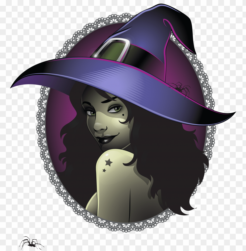 Free download | HD PNG mystical witch with purple hat clipart clipart ...