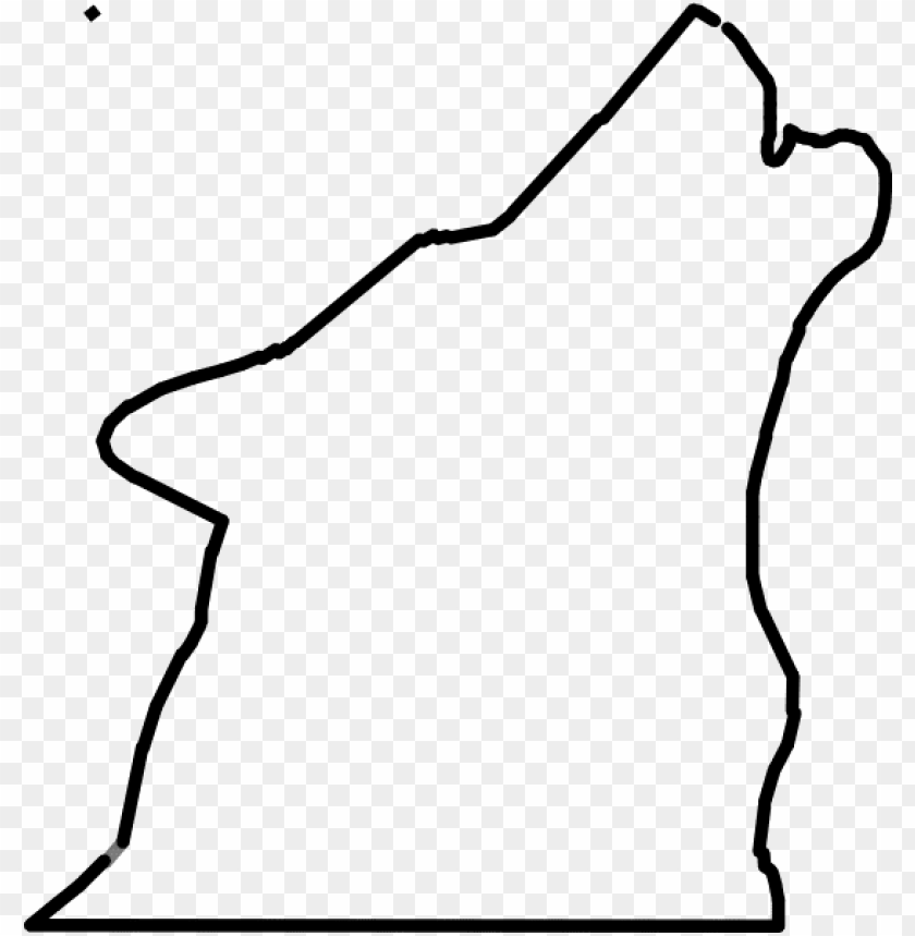 Free download | HD PNG wolf outline clip art at vector clip art png ...