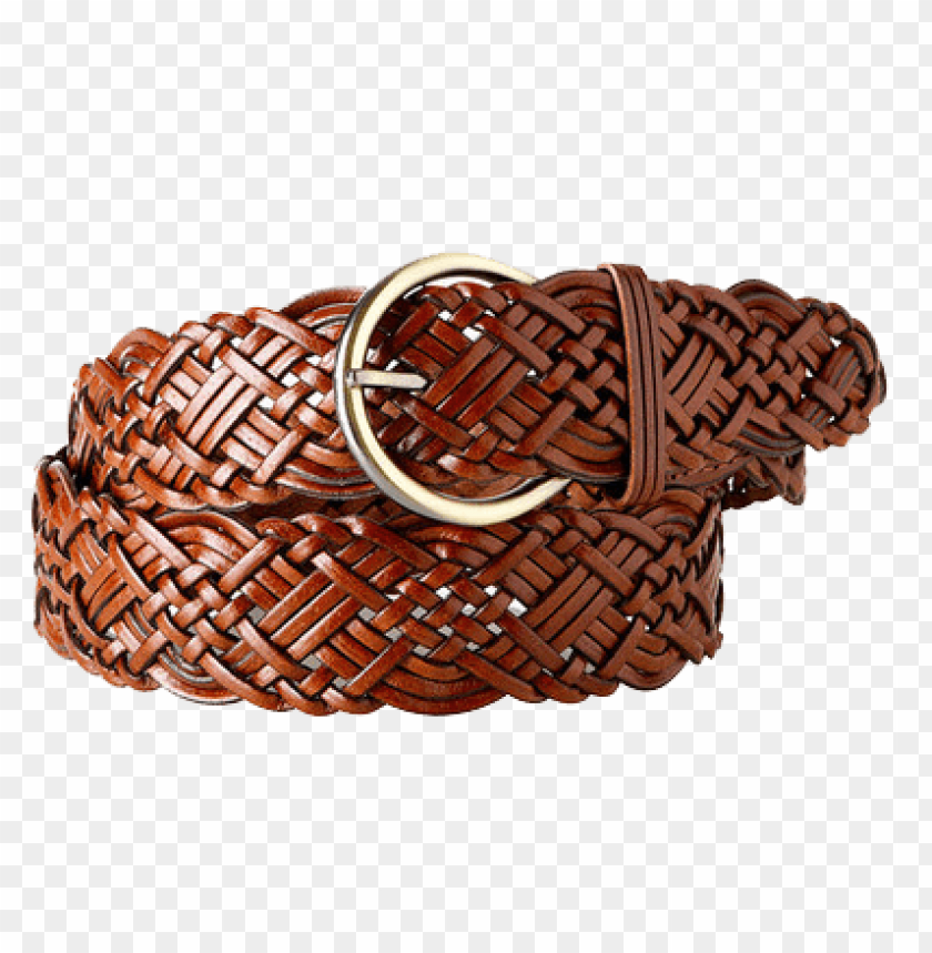 Free download | HD PNG braided brown leather belt with double loops png ...