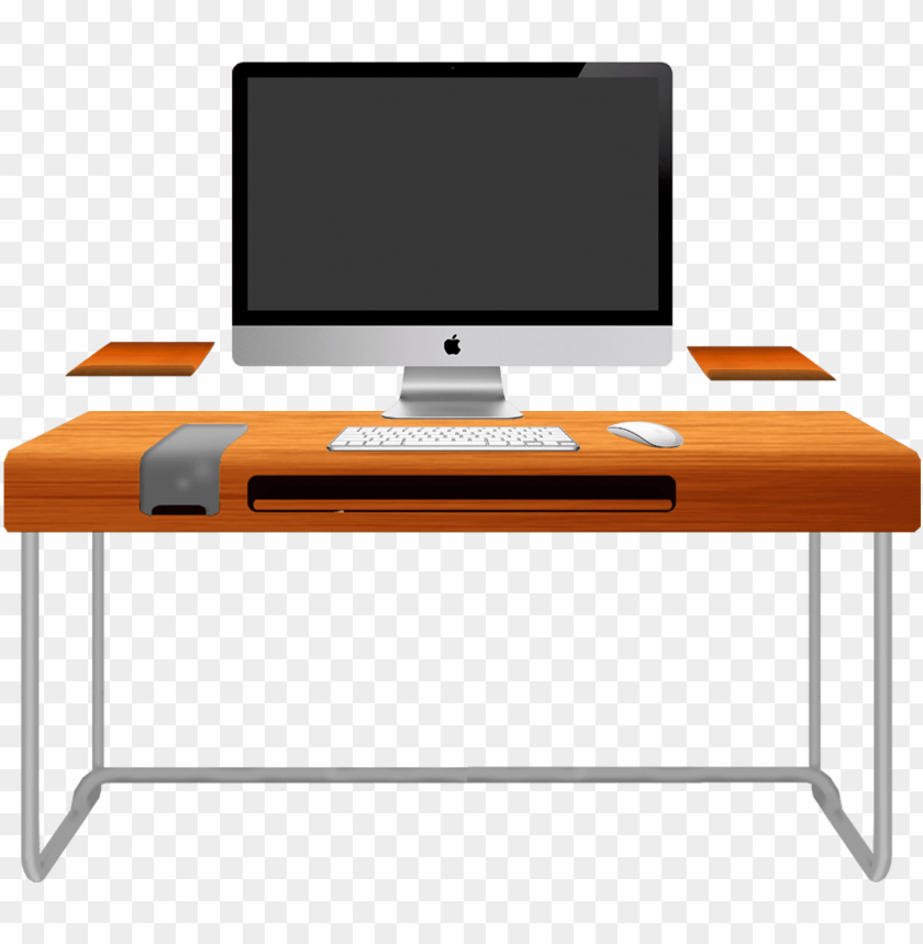 Computer Desk PNG Image And Clipart Image For Free Download Lovepik ...