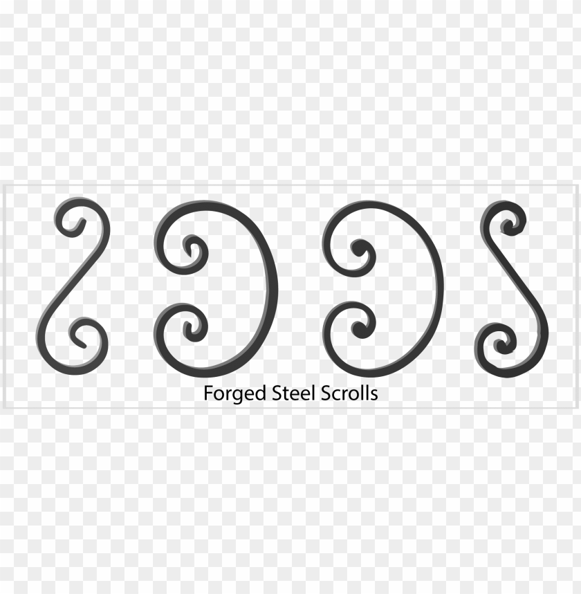Free download | HD PNG wrought iron scrolls forged steel scrolls ...