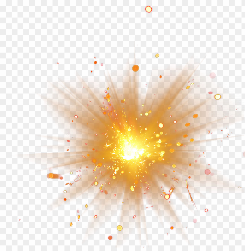 Free download | HD PNG yellow golden explosion thumbnail effect PNG ...