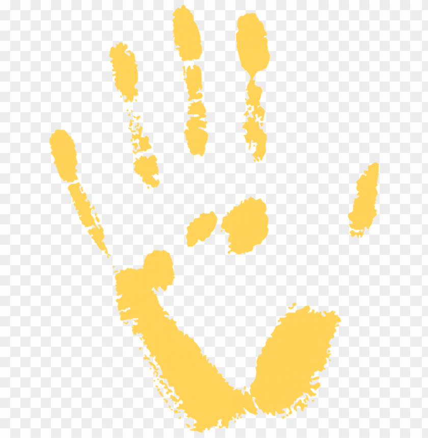 Free download | HD PNG yellow handprint free clipart png photo - 49285 ...