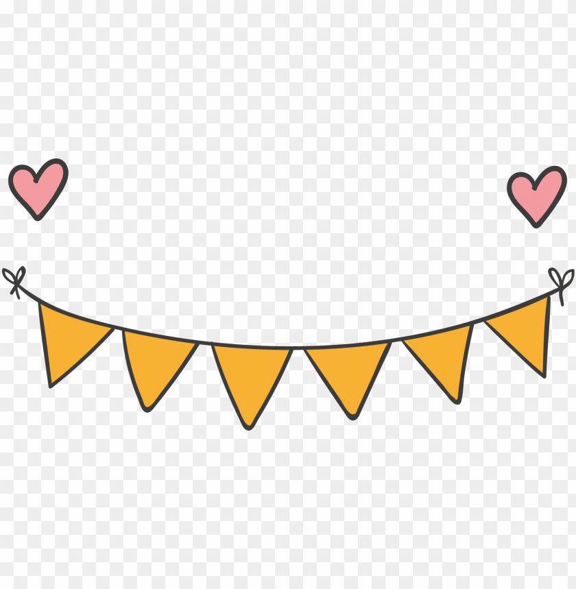 Free download | HD PNG yellow party banner PNG transparent with Clear ...