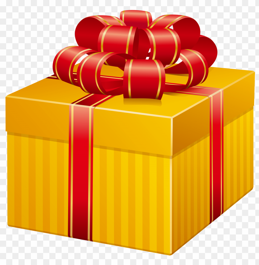 Free download | HD PNG yellow present box clipart png photo - 33530 ...