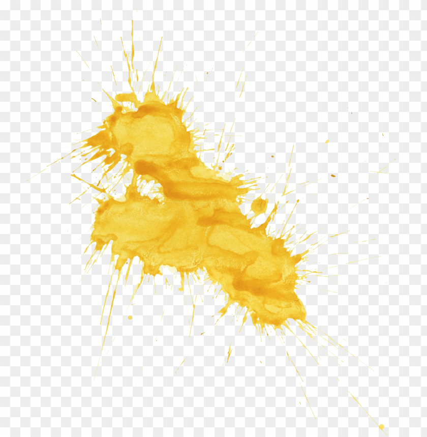Free download | HD PNG yellow splatter transparent yellow watercolour ...