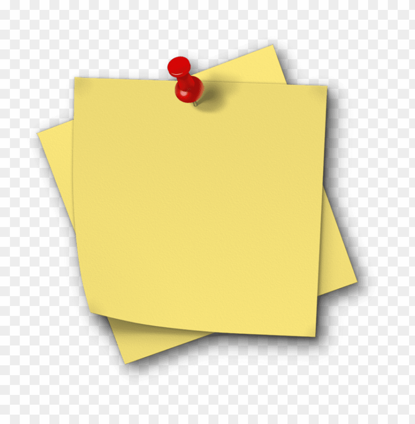Free download | HD PNG layered sticky notes with pin transparent ...
