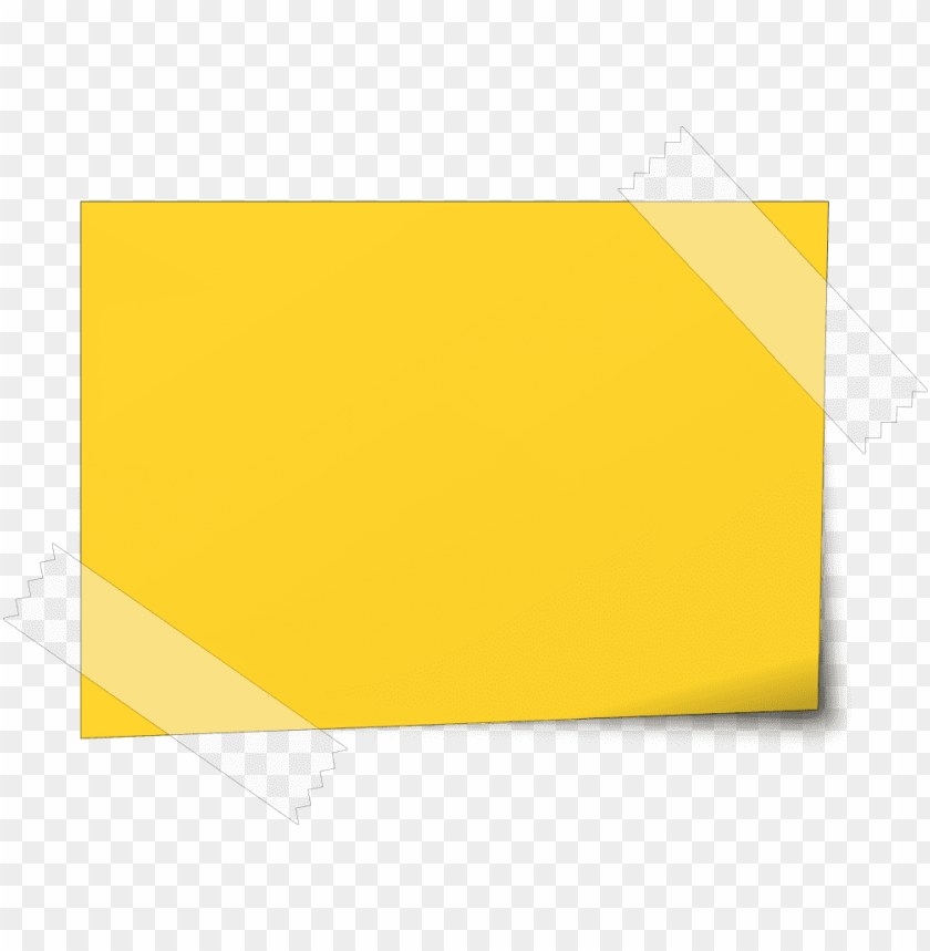 Free download | HD PNG golden yellow sticky note high quality clipart ...