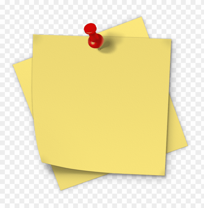 Free download | HD PNG stacked sticky notes with red push pin png ...