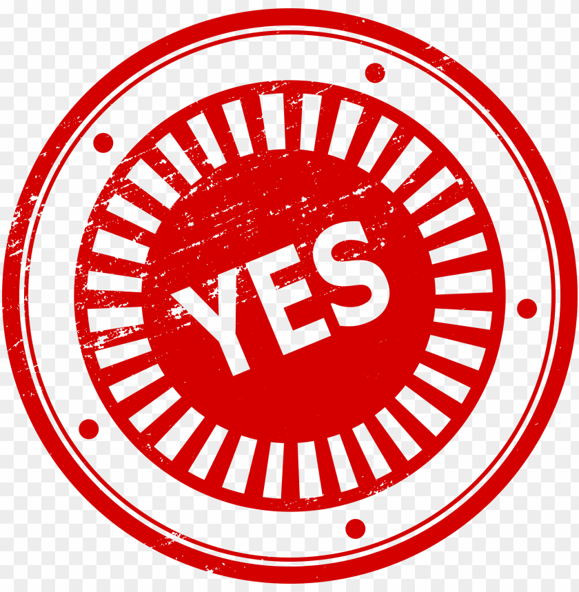 Free download | HD PNG red yes stamp png png - Free PNG Images ID is ...
