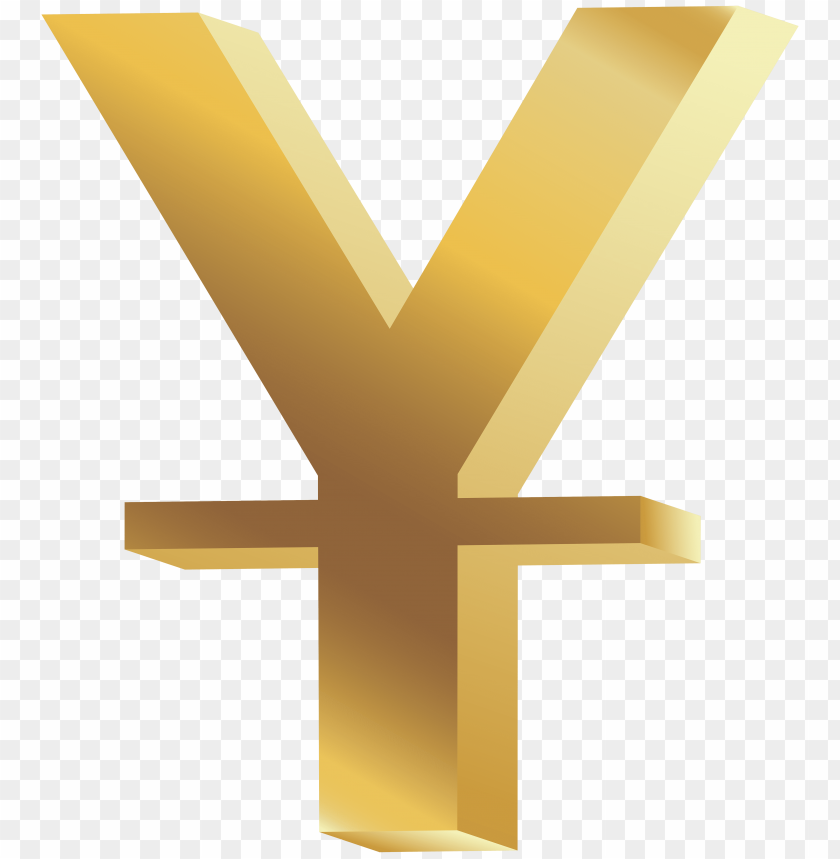Free download | HD PNG golden yuan currency symbol clipart png photo ...