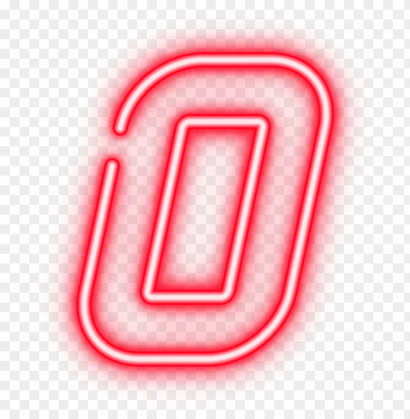 Free download | HD PNG zero red neon transparent clipart png photo ...