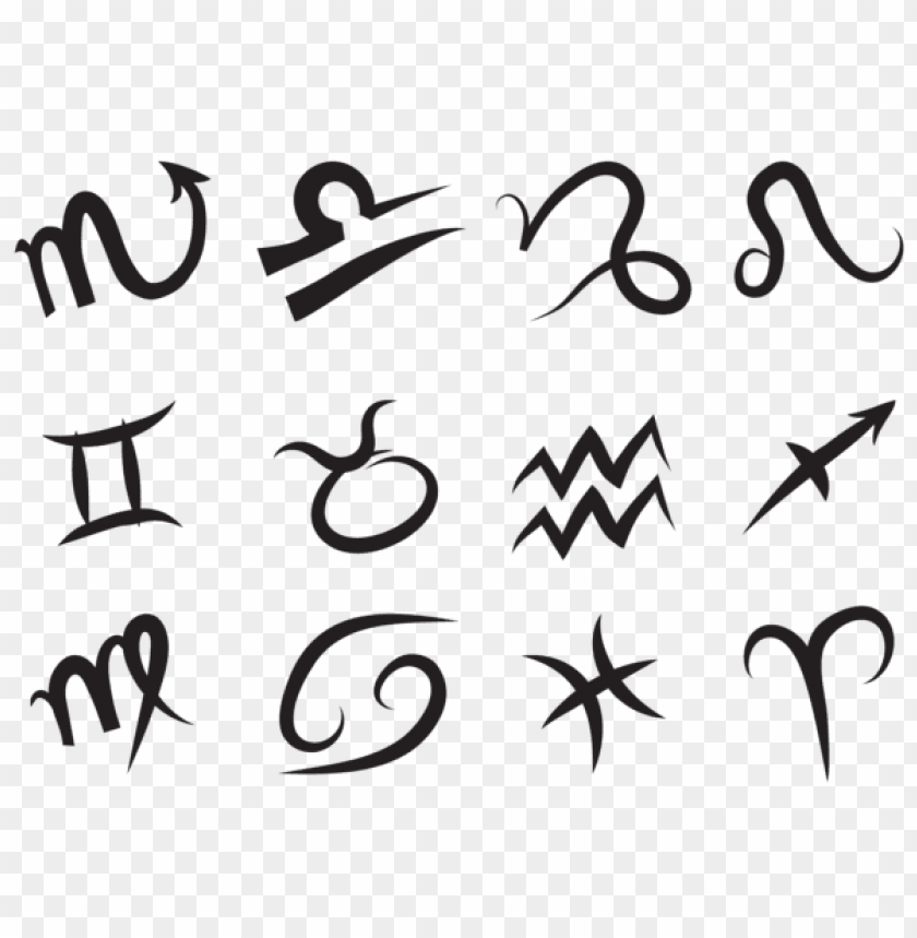 Free download | HD PNG zodiac signs set clipart png photo - 52569 | TOPpng