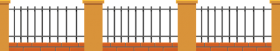 Download brick fence png - Free PNG Images | TOPpng