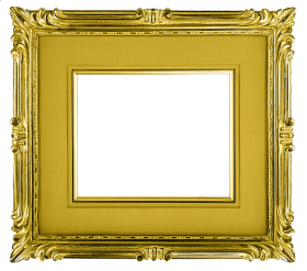 Download classical horizontal transparent gold picture frame png - Free ...