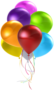 Download colorful balloon bunch transparent png - Free PNG Images | TOPpng