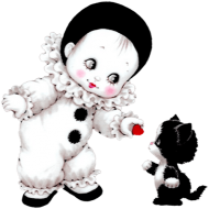 Download cute mime with kitten png - Free PNG Images | TOPpng