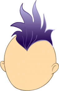 Download dark purple mohawk png - Free PNG Images | TOPpng