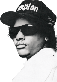 Eazy E Hip Hop Music N W - Nwa Drawing Eazy E Png Image With ...