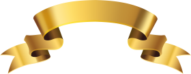 Download golden banner transparent png - Free PNG Images | TOPpng