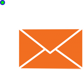 Orange Email Icon Clipart