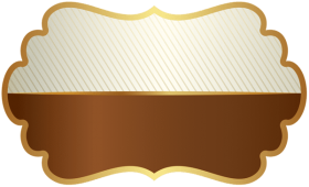 Download label template brown png - Free PNG Images | TOPpng