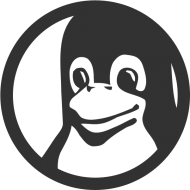 Download linux logo png - linux tux black white png - Free PNG Images ...