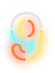 Download number nine neon transparent png - Free PNG Images | TOPpng
