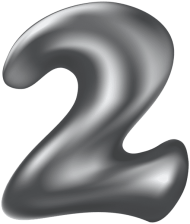 Download number two silver png - Free PNG Images | TOPpng