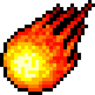 Download #pixel #fireball - fireball pixel art png - Free PNG Images ...