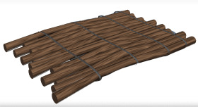 Download wood clipart adventures of huckleberry finn ark - raft png ...