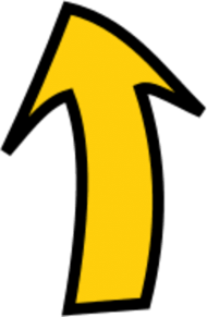 Download yellow curved arrow png - Free PNG Images | TOPpng