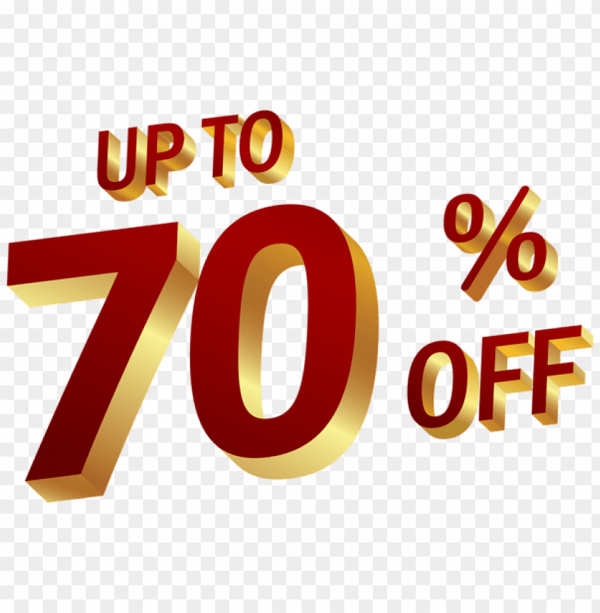 Free Download HD PNG 70 Percent Discount Clipart Png Photo 49789
