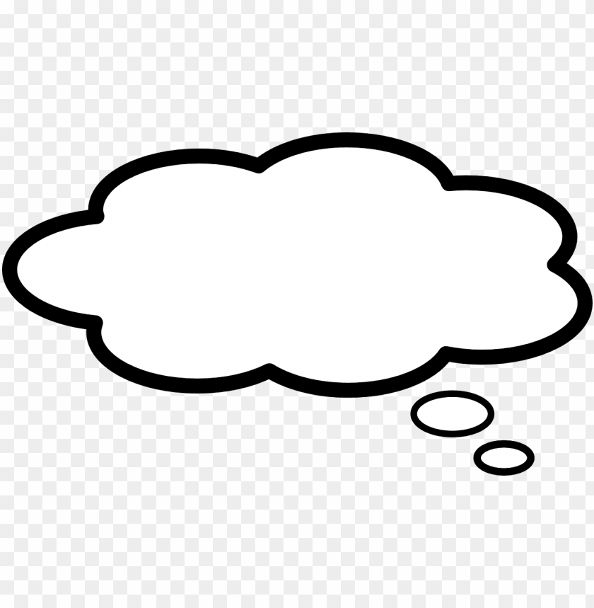 Bubble Speech Thinking White Thought Bubble Transparent PNG