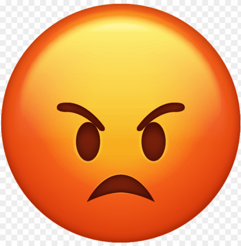 Emoji Anger Emoticon Iphone Angry Emoji PNG Transparent With Clear