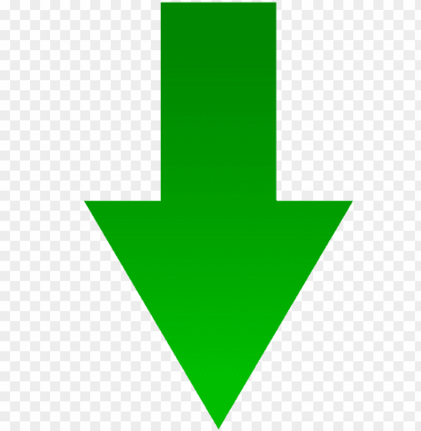 Green Arrow Down Png