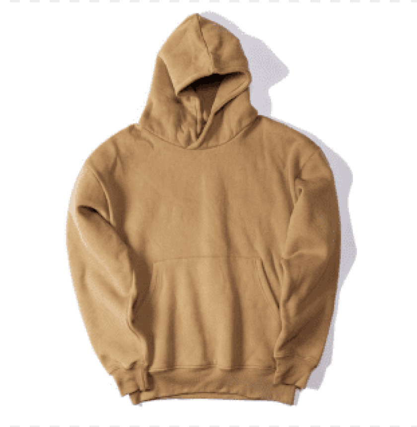 Free Download HD PNG High Street Oversized Blank Hoodie Brown Hoodies 