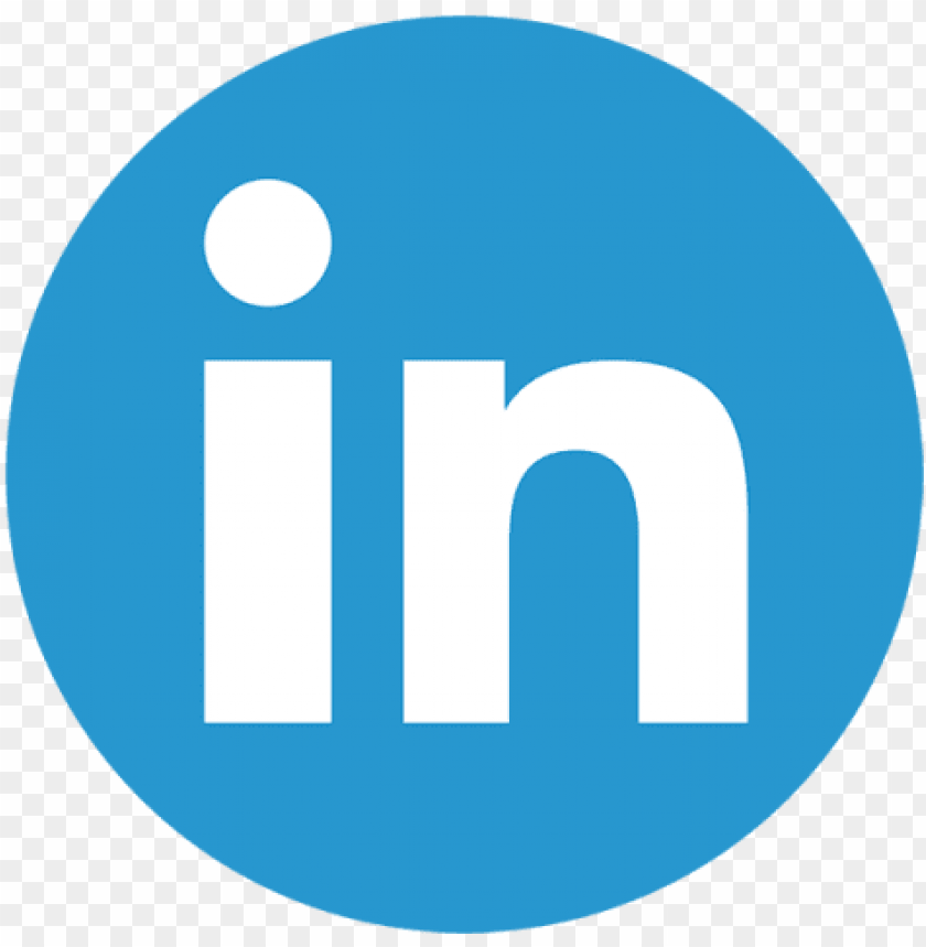 Linkedin Color Icon Linkedin Logo Round PNG Image With Transparent 