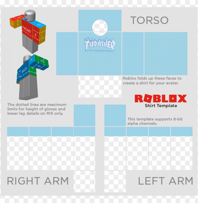 Roblox Fire Shirt Template