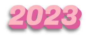 Christmas 2023 With 3d Neon Pink Text Png | TOPpng