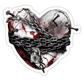 chained heart png PNG image with transparent background | TOPpng