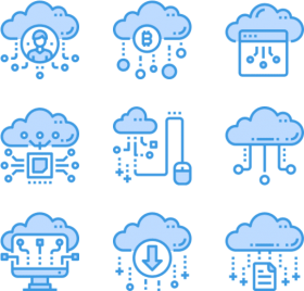 Cloud Computing Enables Emerging Technology Examples Of Diagram PNG ...