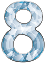 Free download | HD PNG Download number eight glowing clipart png photo ...