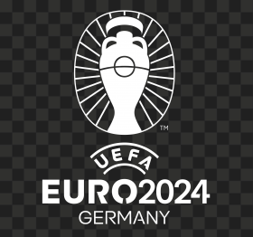 HD UEFA Euro Cup 2024 Official Black Logo | TOPpng
