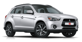 Silver Mitsubishi ASX Compact SUV | TOPpng