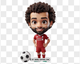 Mohamed Salah As A Chibi Football Character - Image ID 493129 | TOPpng